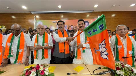 By Vijayendra Takes Over As Bjp State Chief Vows To Win All 28 Lok