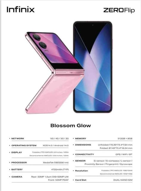 Infinix Zero Flip Specs Indian Price Point Tipped Gizmochina