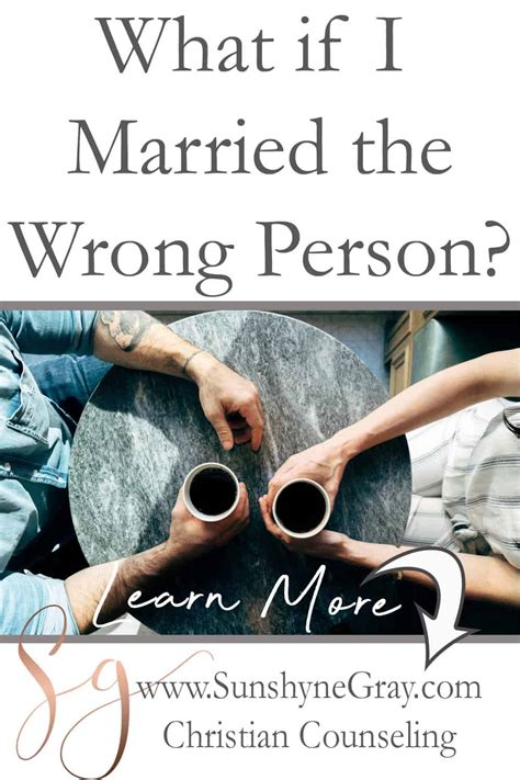What If I Married The Wrong Person Christian Counseling