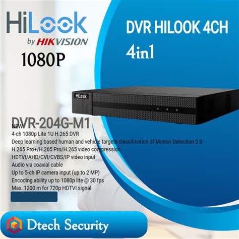 Jual DVR Hilook 4 Chanel DVR 204G F1 DVR Hillook By Hikvision