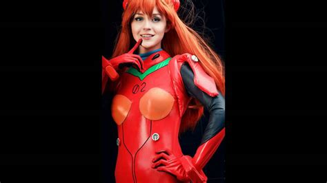 Asuka Langley Cosplay Latex And Leather Youtube