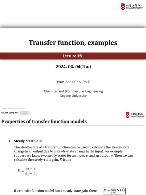 08 Transfer Function Examples 040424 Pdf