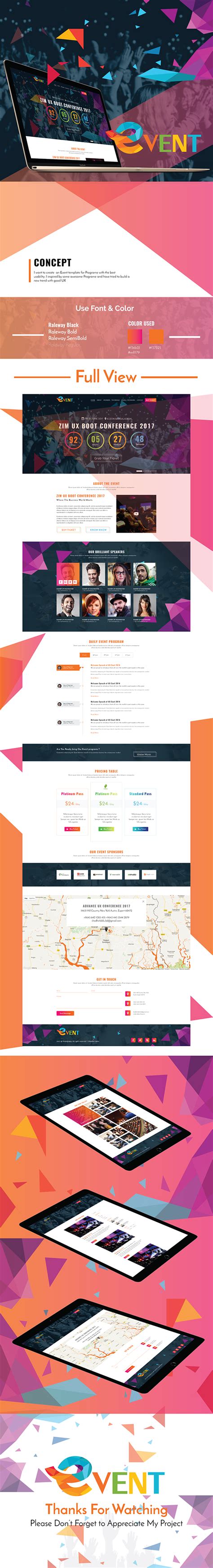 Event Template On Behance