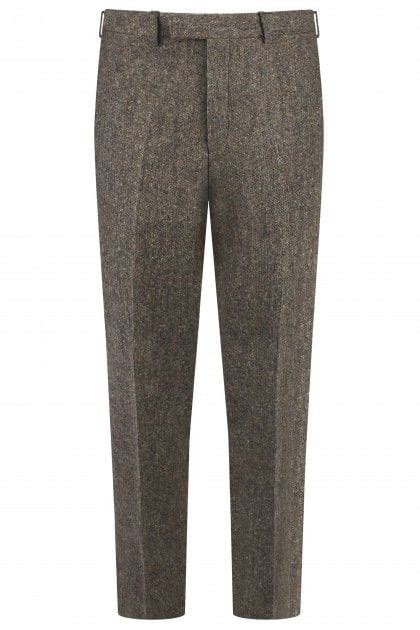Torre Torre Albert Brown Pure Wool Light Weight Tweed Three Piece