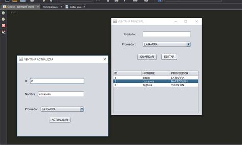 Java Actualizar Registros De Una Base De Datos Usando Jcombobox Jav