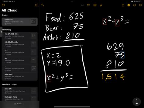 Testing Math Notes And The Calculator App In IPadOS The Verge