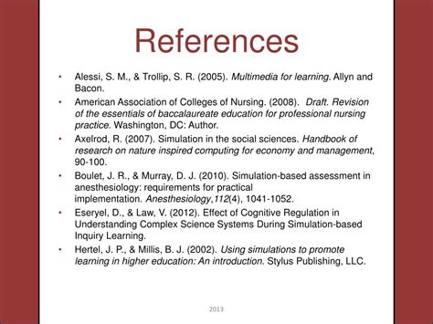 PPT Simulation Based Learning A Nd Assessment PowerPoint Presentation