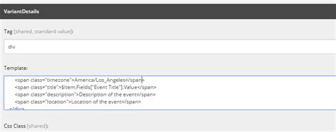 Sitecore Sxa Access Template Fields Inside A Variant Nvelocity Template