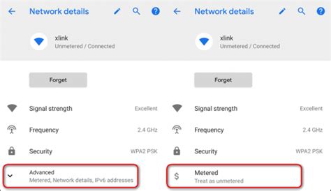 How To Set Wi Fi Network As Metered Or Unmetered On Android 9 10