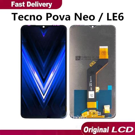 Tecno Pova Neo Le6 Le6h Lcd Original Touch Screen Digitizer Assembly