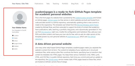 【保姆级教程】手把手教你用github制作学术个人主页（学者必备） github学术主页 csdn博客