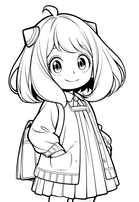 Desenhos De Anya Forger Para Colorir Pintar E Imprimir Colorironlinecom