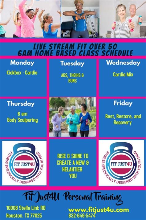 Early Rise Live Stream Classes Fit Just4u