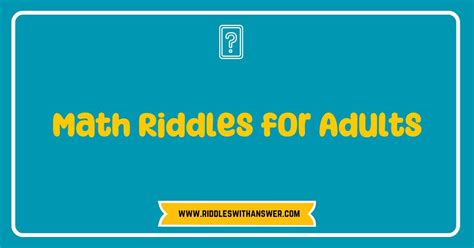 150 Best Tricky Riddles For Adults That Will Challenge Your Mind And