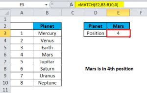 MATCH In Excel Formula Examples How To Use MATCH Function
