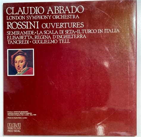 Disco Lp Vinile 33 Giri Claudio Abbado Gioacchino Rossini Maibuttare