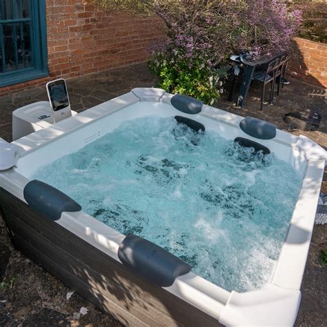 Mspa 709 In X 26 In 6 Person Inflatable Square Hot Tub 396701 At