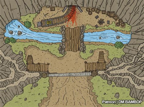 Dwarven Mine Entrance Battlemaps