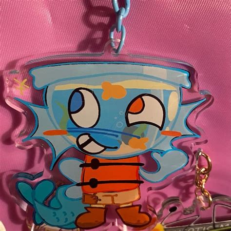 Finn Dandys World Roblox Keychain Etsy
