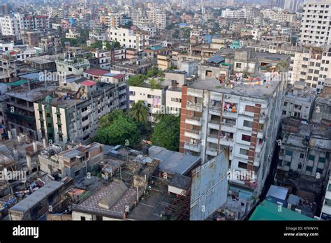 Dhaka Bangladesh 26th Oct 2017 Birdseye View Of The Dhaka