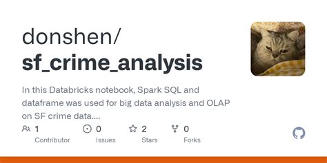 GitHub Donshen Sf Crime Analysis In This Databricks Notebook Spark SQL And Dataframe Was