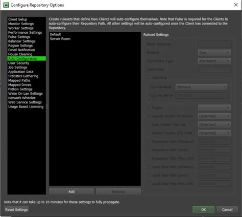 Auto Configuration Deadline 10 2 1 1 Documentation