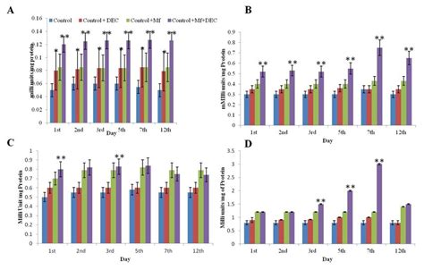 Effect Of Dec On The Catalase Activity In The Peritoneal Fluid Liver