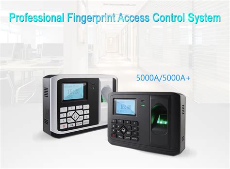 Linux TCP IP Fingerprint Access Control System With Wired Door Bell Connection Metal Keypad