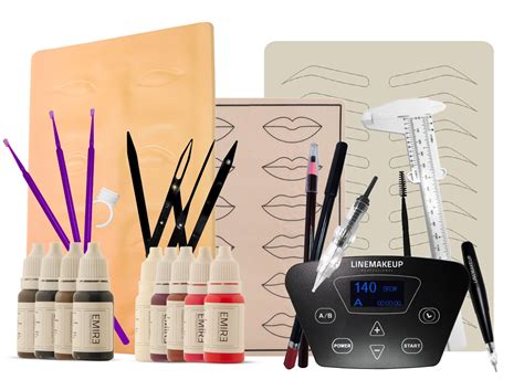 Kit Maquillage Permanent Microshading Eye Liner And Lips