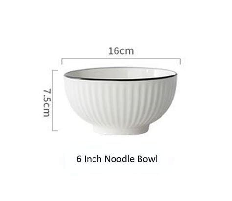 Microwavable Nordic Style Ceramic Series Bowl Rice Bowl Soup Bowl