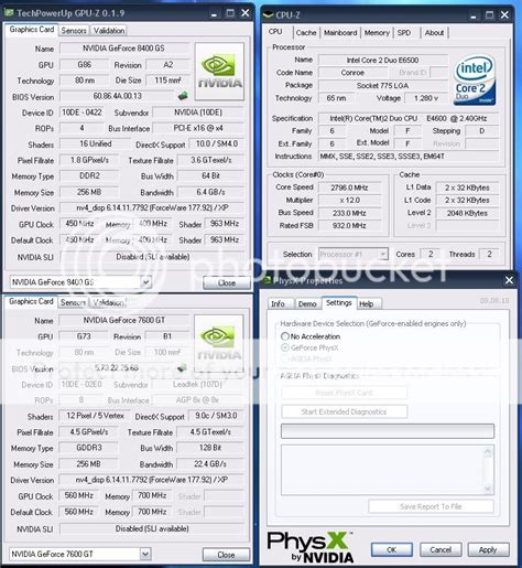 Physx Agp Pci E Working