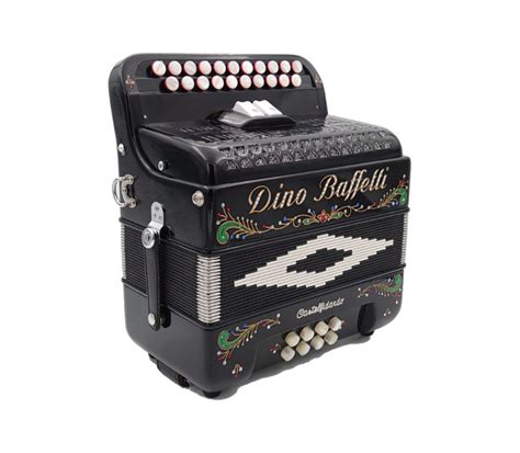 Dino Baffetti 3 Voice Gc Button Accordion And Melodeon