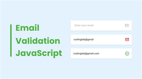 How To Validate Email In Html Css And Javascript Email Checker