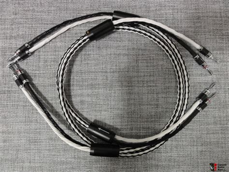 High End Sexy Speaker Cables With Solid Metal Buckles Rhodium Connectors Brand New For Sale