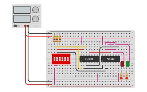 Circuit Design D Latch Tinkercad