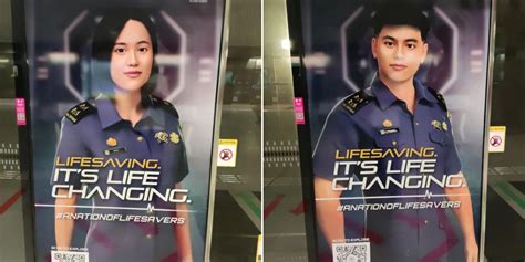 Redditors Say Lifelike Scdf Posters At Kent Ridge Mrt Station Look