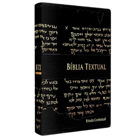 BÍblia De Estudo Textual Luxo Preto Betel Center Gospel