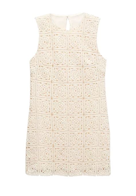 Jual Mango Embroidered Cotton Dress Original 2024 Zalora Indonesia