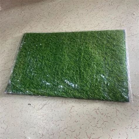 Plain Pvc Artificial Green Grass Door Mat For Residential Mat Size