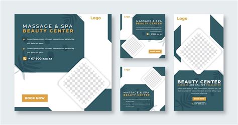 Premium Vector Spa And Massage Social Media Post For Online Marketing