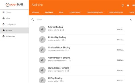 Configuration Of Openhab Openhab