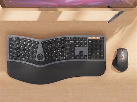 Protoarc Ergonomic Wireless Keyboard Mouse Ekm01 Plus Full Size Ergo Bluetooth