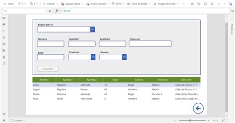 crear un formulario en power apps para realizar gestiÓn de clientes iii