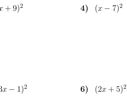 Square Of Sum Or Difference Bundle Teaching Resources