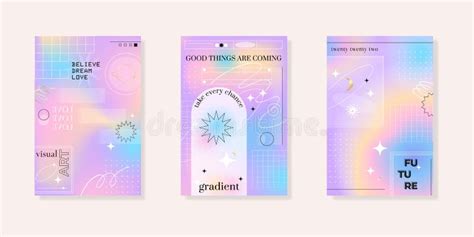 几何形状模糊梯度背景 壁画或社交媒体封面的流体全息梯度海报 向量例证 插画 包括有 现代 月亮 234819213