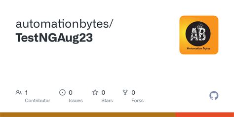 GitHub Automationbytes TestNGAug