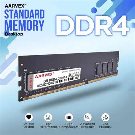 Desktop RAM Memory Aarvex GB DDR Mhz U DIMM Desktop