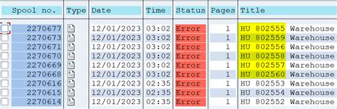 Sp01 Hu Numbers Are Not In Sequence In Spool Sap Community