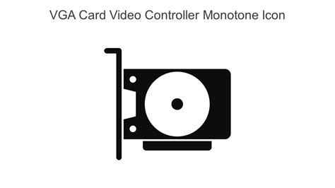 VGA Card Video Controller Monotone Icon In Powerpoint Pptx Png And Editable Eps Format PPT Sample