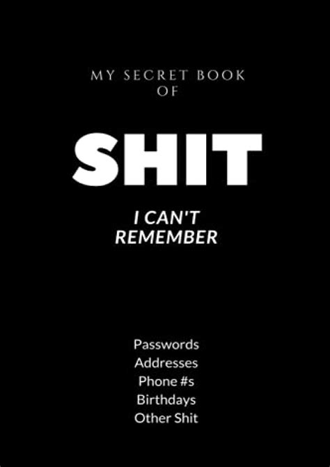 Download Book Pdf Password Book Shit I Cant Remember Password
